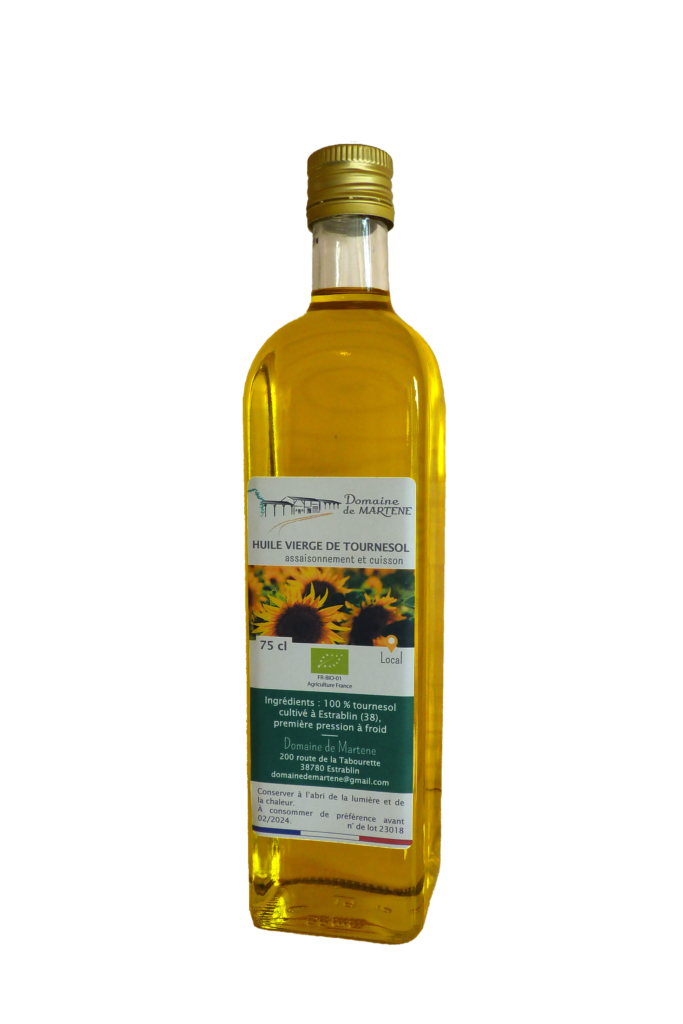 Huile de tournesol - Domaine de Martene